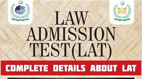 Lat Law Admission Test Preparation Apply Age Limit Fee Youtube