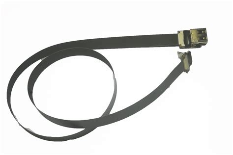 Fpv Flat Slim Thin Ribbon Fpc Cable Micro Usb 90 Degree Male Angle To