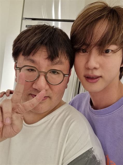 Btss Jin Reveals His Dinner Date With Chef Ceo Hitman Bang Koreaboo