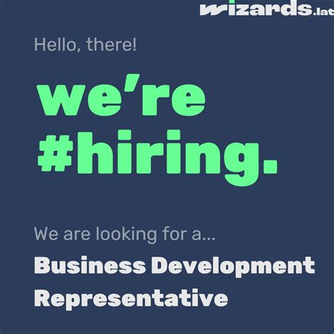 Wizardslat On Linkedin Bdrs Hiring Wearehiring Bdr