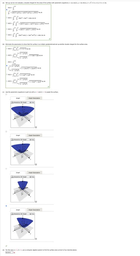 A ﻿set Up ﻿but Do Not Evaluate A Double Integral