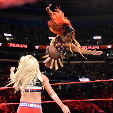 Nia Jax Natalya Sasha Banks Bayley Ember Moon Vs Alexa Bliss