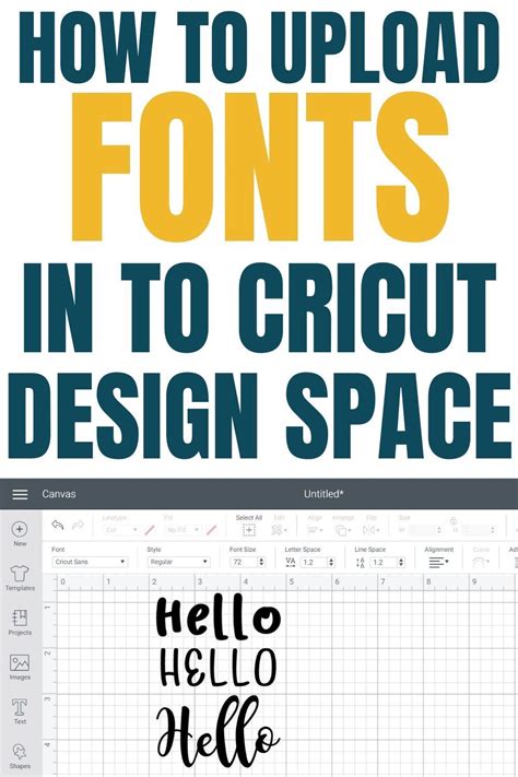 How To Upload Fonts Into Cricut Design Space Tastefully Frugal Free
