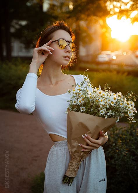 Evgeniy Krestyanov Women Anastasia Grinenko Nipples Through Clothing