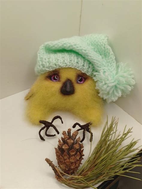 Валяна пташка — ціна 750 грн у каталозі Статуетки Купити товари для дому та побуту за доступною