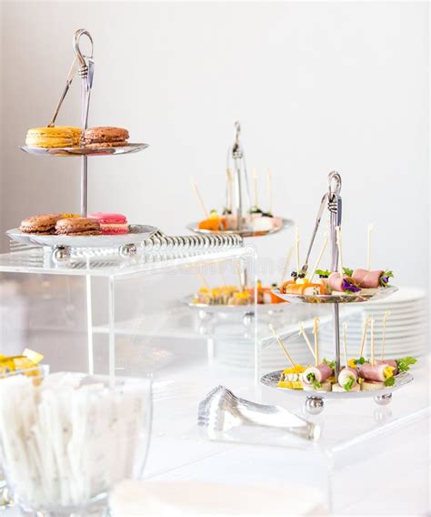 Cocktail Table At The Wedding Ceremony Stock Image Image Of Cocktail