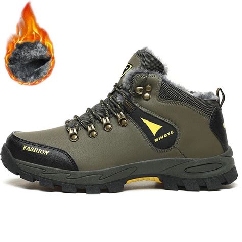 Купити Чоловіче високе верхове зимове взуття На відкритому повітрі