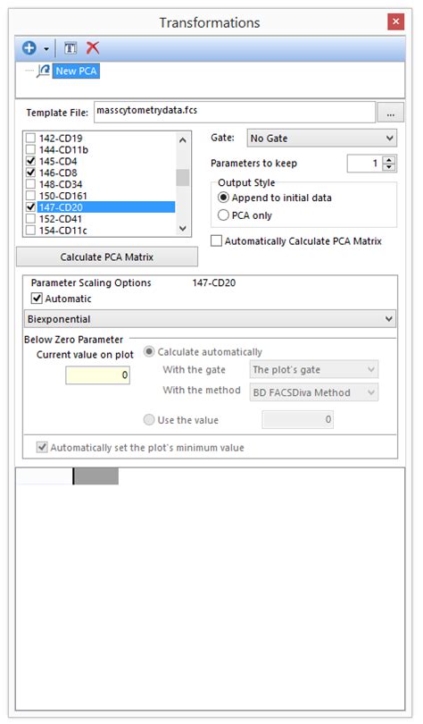 “定义一个pca 主成分分析 转换”教程