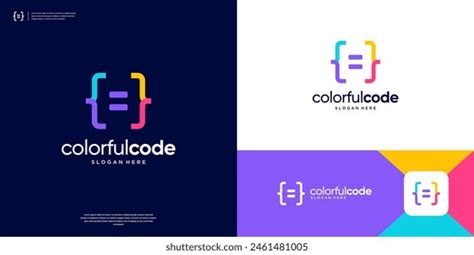 Colorful Coding Logo Together Symbol Logo Stock Vector Royalty Free 2461481005 Shutterstock