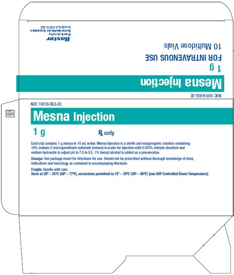 Mesna Package Insert Prescribing Information