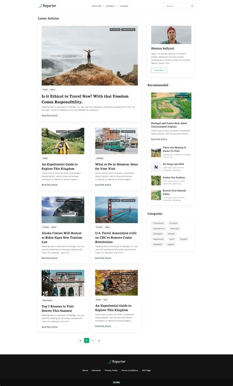 网页制作代码，简约bootstrap博客开发 17素材网
