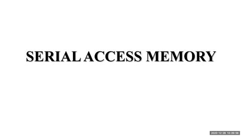 Serialsequential Access Memoryvlsi Designecebtechbesamiit Jee