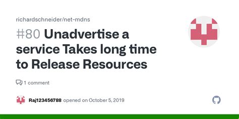 Unadvertise A Service Takes Long Time To Release Resources Issue 80