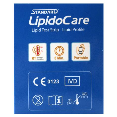 LipidoCare Meter Total Cholesterol Lipid Profile Glucose Test