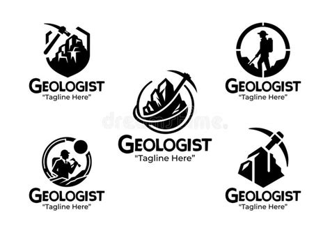Geologist Logo Stock Illustrations 712 Geologist Logo Stock