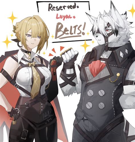 Von Lycaon And Evelyn Chevalier Zenless Zone Zero Drawn By Acheki