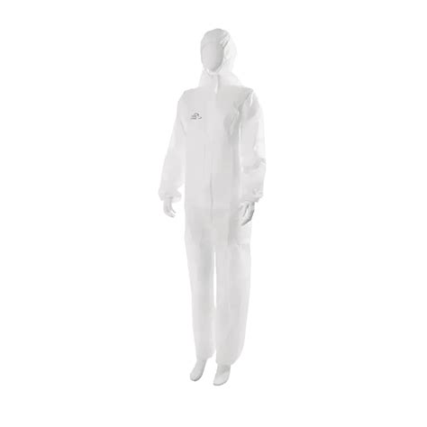 Solidsafety 1 Coverall With Hood White Xxxl Xxxl 05170 W Xxxl