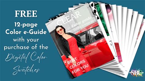 Clear Color Code Digital Color Swatches For Dressing