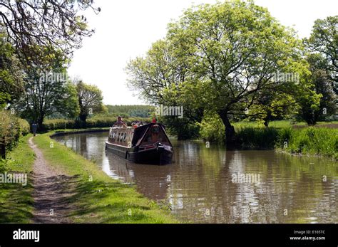 The Grand Union Canal At Long Buckby Wharf Northamptonshire England