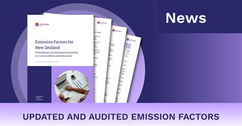 New Zealand Emission Factors Updated Audited And Peer Reviewed