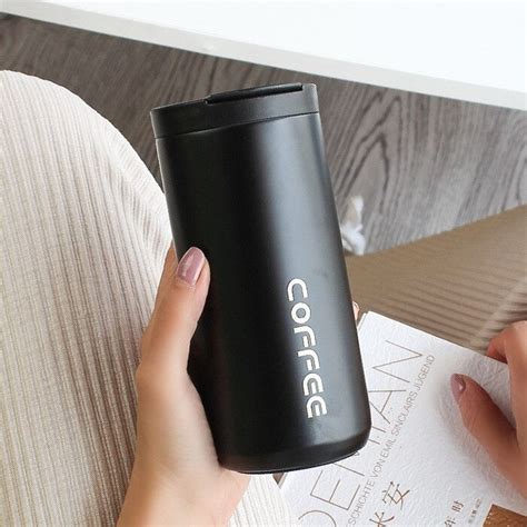 Insulated Thermal Vacuum Coffee Flask Black Color Dropshop 2 5