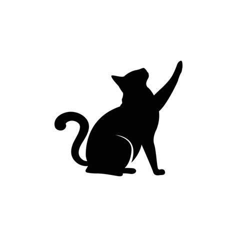 Icono De Gato Icono De Gato Negro Estilo Simple 14620171 Vector En