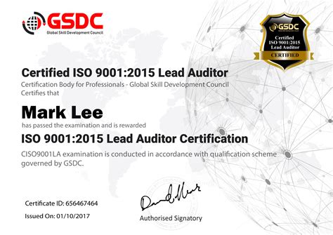 Iso 90012015 Lead Auditor Training Get Certified Today