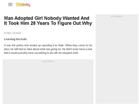 Man Adopted Girl Nobody Wanted And It Took Him 28 Years To Figure Out