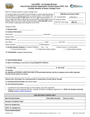Aqb Easy Air Facility Change Iowa Department Of Natural Resources Doc