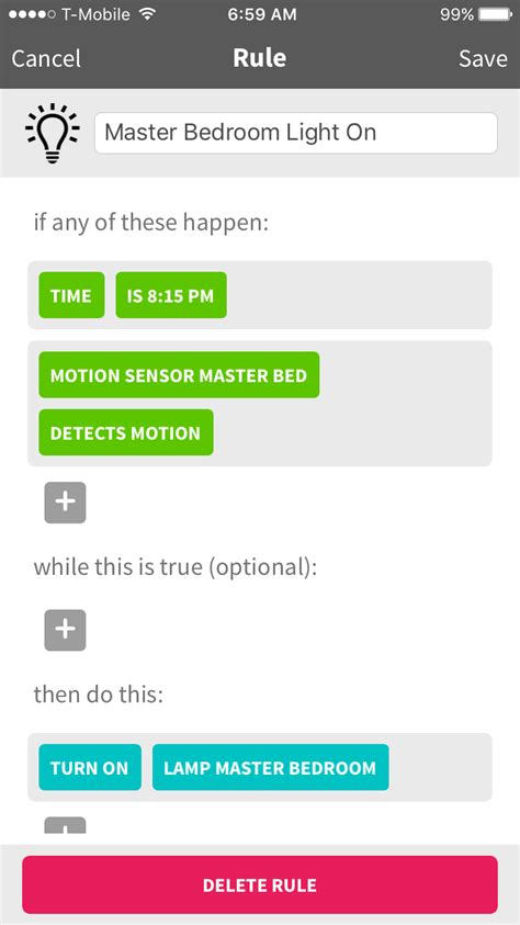 how can i make this smartrule work smartapps and automations