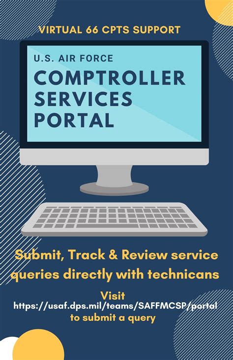 Comptroller Service Portal Available For Customers Nellis Air Force