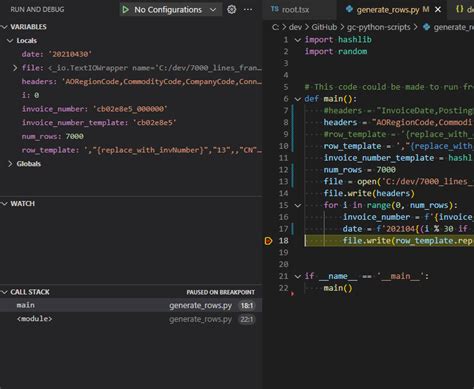 Python How Come There Is Nothing In Variables Watch And Call Stack When I Debug A File