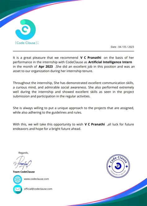 V C Pranathi On Linkedin Codeclause Codeclause