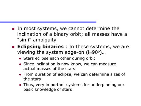 Ppt Class 5 Binary Stars And Stellar Masses Powerpoint Presentation