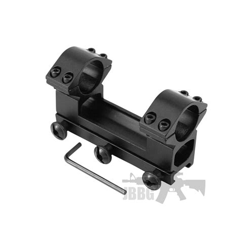 One Piece High Profile Weaver Rail Scope Mount 30mm Rings