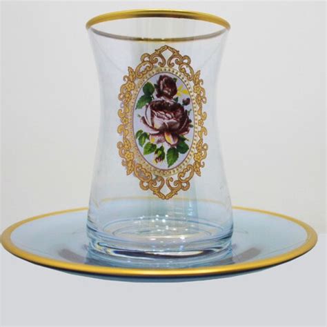 Special Design Turkish Tea Glass Set Christmas T Etsy