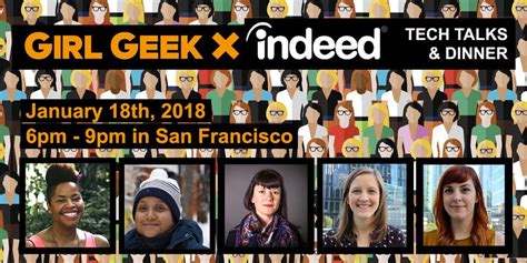 Indeed Girl Geek Dinner 2018 — Girl Geek X Connecting Forward Looking