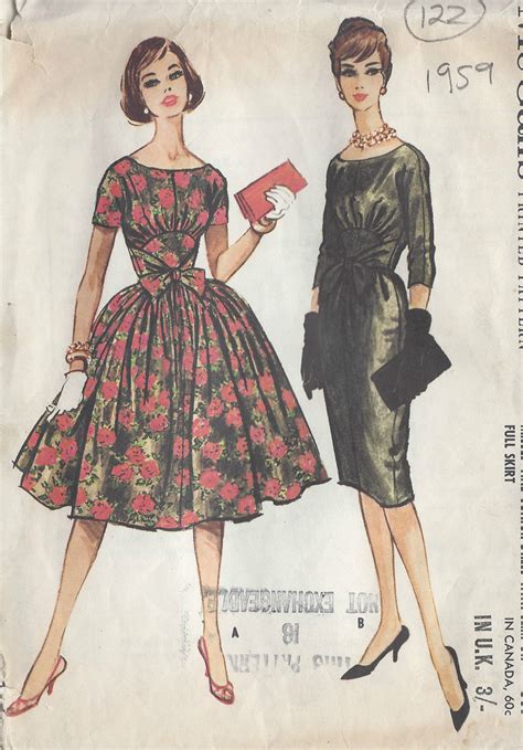 Sewing Patterns Vintage Dresses At Shelly Ahmed Blog