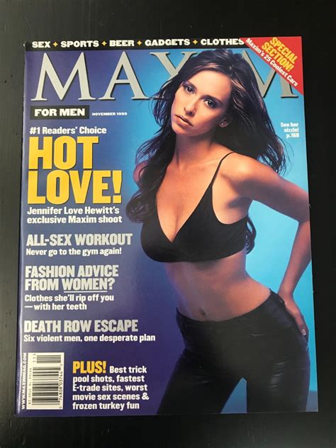 Jennifer Love Hewitt Maxim Magazine Nov 1999 New Party Of Five