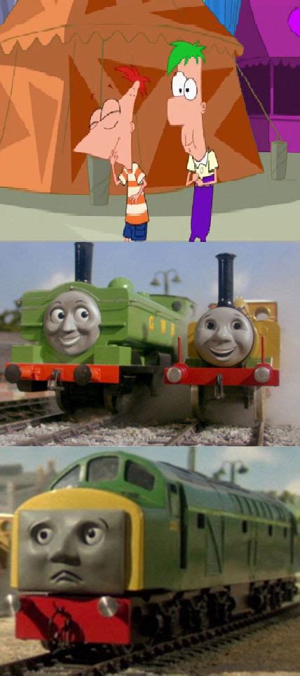Phineas Ferb Duck And Stepney Laugh At Class 40 By Superherofan2003