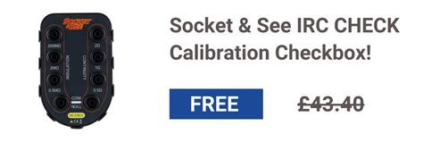 Socket And See Irc Pro Insulation And Continuity Tester Test4less