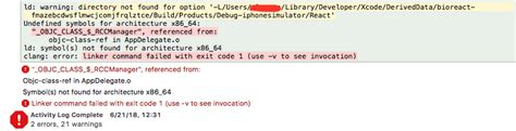 Xcode Undefined Symbols For Architecture X8664 Objcclass