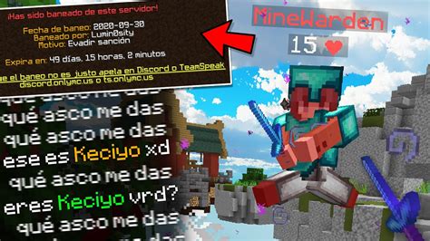 ASÍ JUEGO DESPUÉS DE SER BANEADO en MINECRAFT Minecraft Skywars