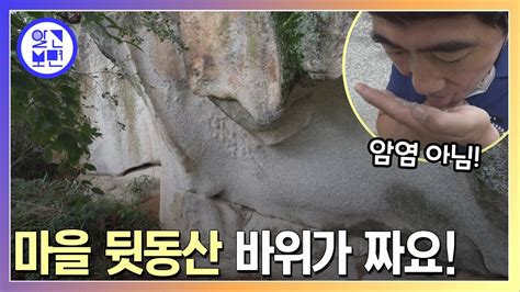 마을 사람들이 먹었던 유일무이 소금바위의 짠맛 Youtube