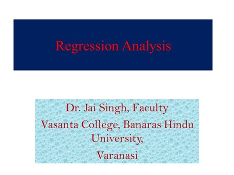 Workshop Qci Regressionanalysis Pdf