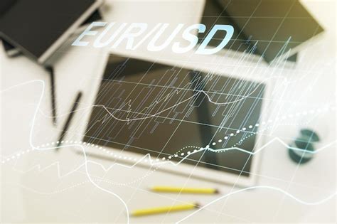 Premium Photo Creative Euro Usd Forex Graph Sketch And Modern Digital