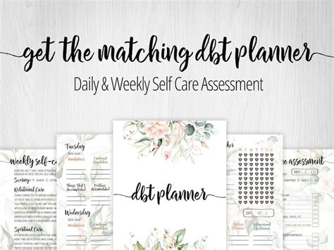 DBT Bundle DBT Skills Cheat Sheet DBT Diary Card Etsy