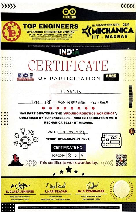 Yazhini I On Linkedin Arduino Robotics Iitchennai Handsonlearning
