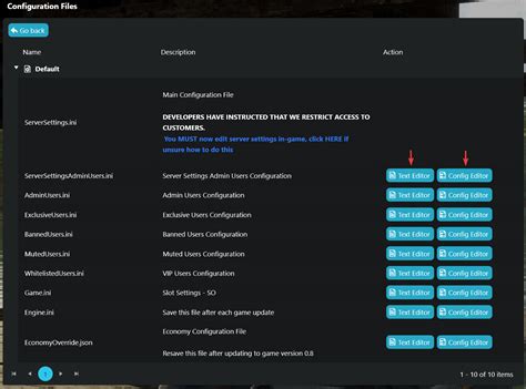 Scum Server Configuration How To Access Server Settings Menu In