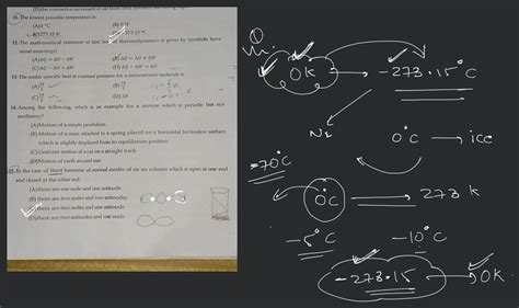The Molar Specific Heat At Constant Pressure For A Monoatomic Gas Is